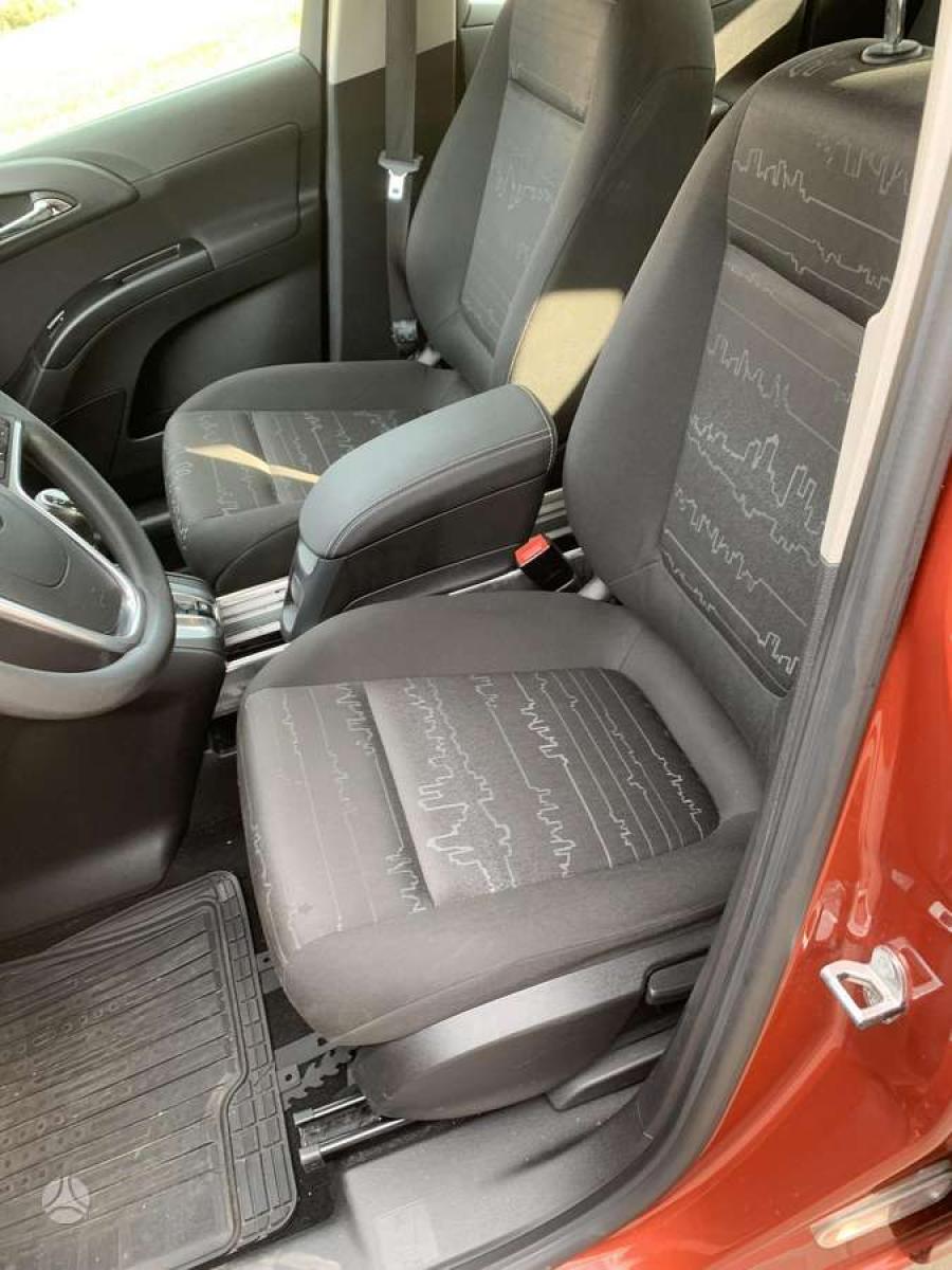 Sarkans Opel Meriva 2013 Kauņa, ar dzinēja tilpumu 1.40 L un nobraukumu 2 tūkst. km par 3350 €, foto 10 vietnē AUTOMOTO.COM.LV