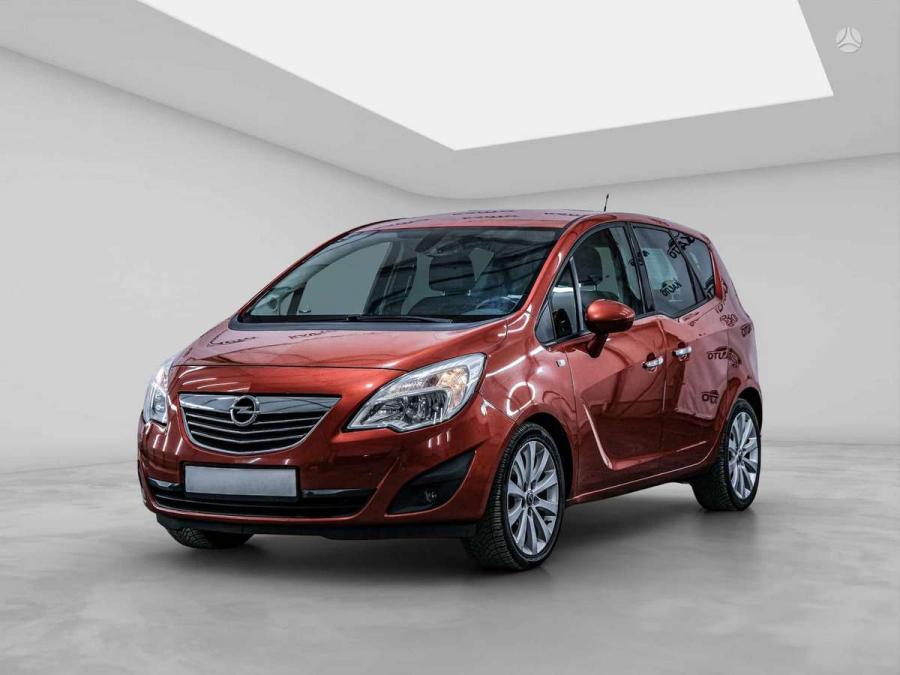 Sarkans Opel Meriva 2013 Kauņa, ar dzinēja tilpumu 1.70 L un nobraukumu 294 tūkst. km par 4790 €, foto 1 vietnē AUTOMOTO.COM.LV