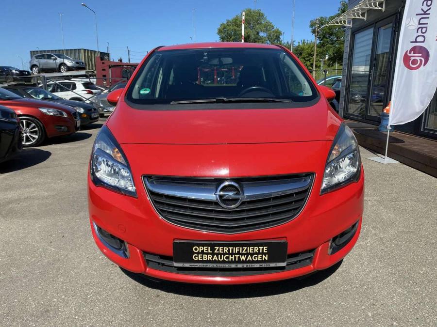 Sarkans Opel Meriva 2016 Klaipėda, ar dzinēja tilpumu 1.60 L un nobraukumu 207 tūkst. km par 4999 €, foto 4 vietnē AUTOMOTO.COM.LV