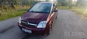 Sarkans Opel Meriva 2004 Jelgava, ar dzinēja tilpumu 1.60 L un nobraukumu 275 tūkst. km par 950 €, foto  vietnē AUTOMOTO.COM.LV