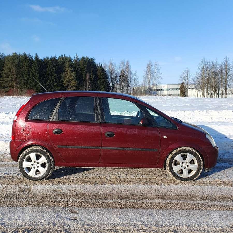 Sarkans Opel Meriva 2005 Utena, ar dzinēja tilpumu 1.70 L un nobraukumu 300 tūkst. km par 800 €, foto 2 vietnē AUTOMOTO.COM.LV