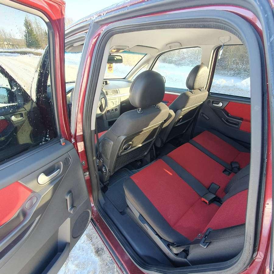 Sarkans Opel Meriva 2005 Utena, ar dzinēja tilpumu 1.70 L un nobraukumu 300 tūkst. km par 800 €, foto 4 vietnē AUTOMOTO.COM.LV