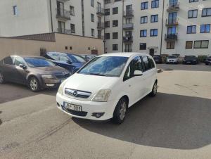 White Opel Meriva 2006 in Vilnius, with an engine capacity of 1.60 L and mileage of 242 thousand km for 1150 €, photo 6 on AUTOMOTO.COM.LV