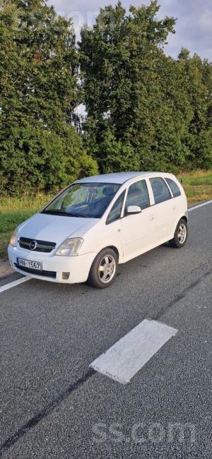 White Opel Meriva 2006 in Jelgava, with an engine capacity of 1.70 L and mileage of 280 thousand km for 550 €, photo  on AUTOMOTO.COM.LV