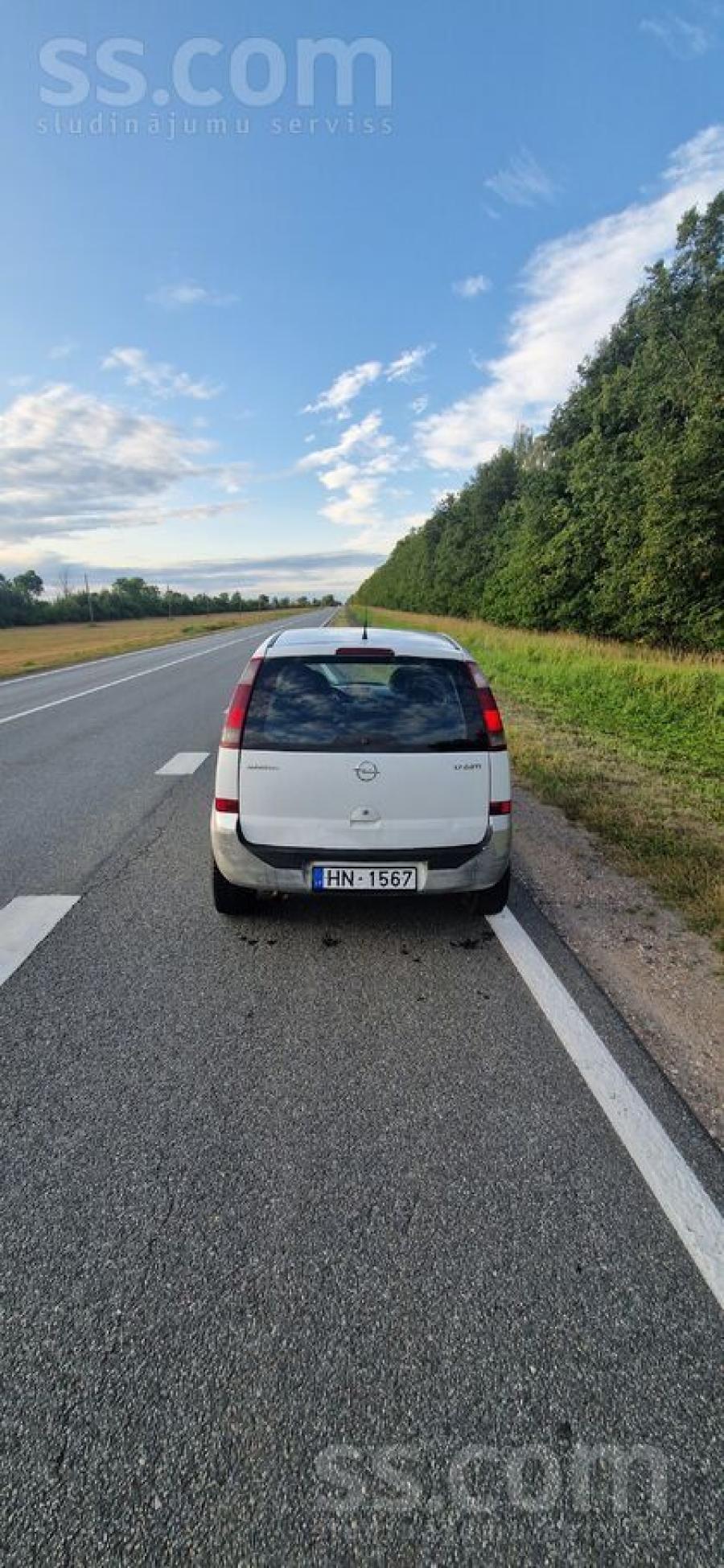 White Opel Meriva 2006 in Jelgava, with an engine capacity of 1.70 L and mileage of 280 thousand km for 550 €, photo 5 on AUTOMOTO.COM.LV