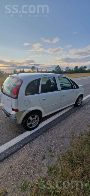 White Opel Meriva 2006 in Jelgava, with an engine capacity of 1.70 L and mileage of 280 thousand km for 550 €, photo 6 on AUTOMOTO.COM.LV