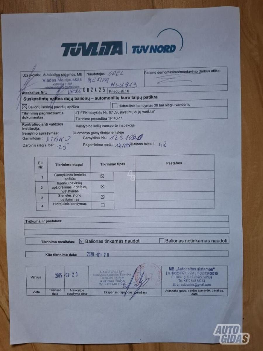 Balts Opel Meriva 2013 Viļņa, ar dzinēja tilpumu 1.40 L un nobraukumu 164 tūkst. km par 3300 €, foto 29 vietnē AUTOMOTO.COM.LV