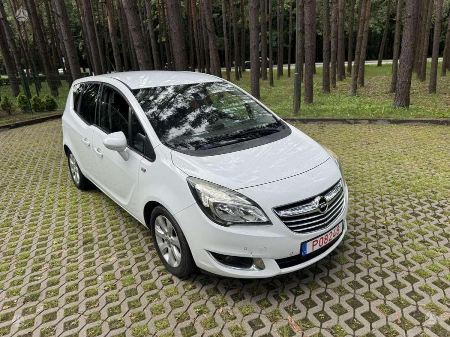 Balts Opel Meriva 2014 Kauņa, ar dzinēja tilpumu 1.25 L un nobraukumu 210 tūkst. km par 2900 €, foto 3 vietnē AUTOMOTO.COM.LV