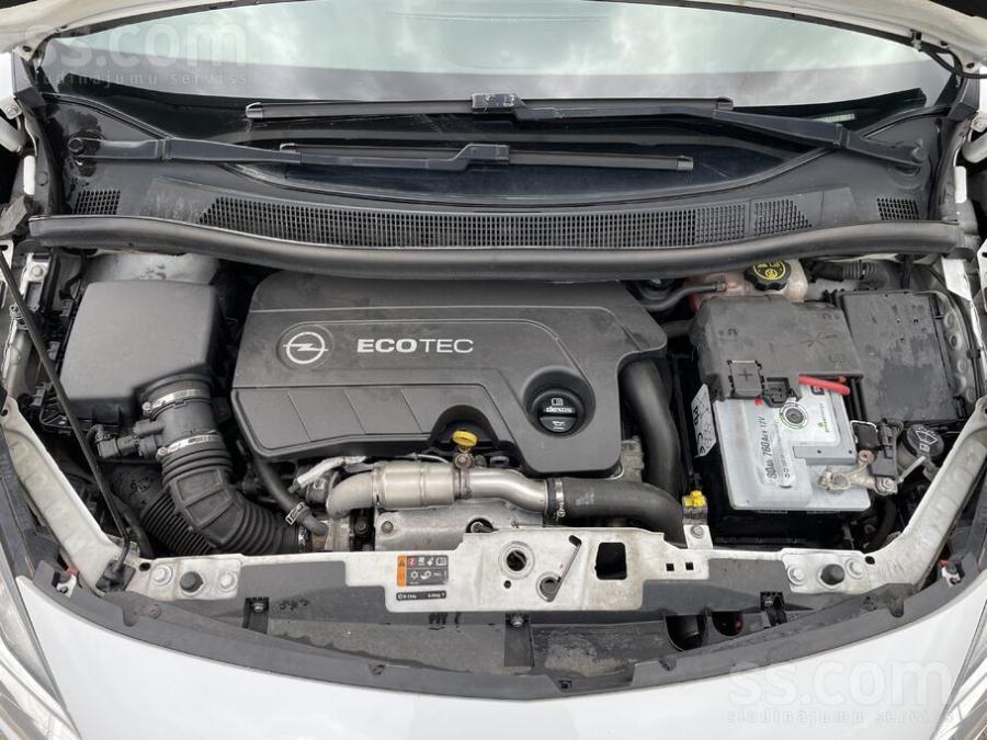 White Opel Meriva 2015 in Talsi, with an engine capacity of 1.60 L and mileage of 157 thousand km for 3900 €, photo 12 on AUTOMOTO.COM.LV