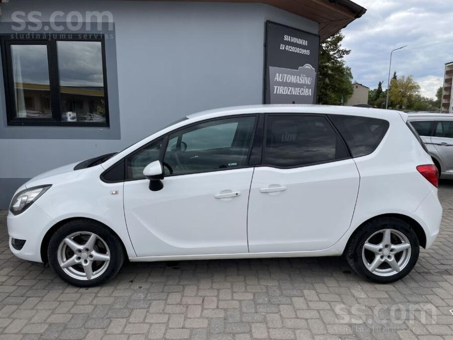 White Opel Meriva 2015 in Talsi, with an engine capacity of 1.60 L and mileage of 157 thousand km for 3900 €, photo 27 on AUTOMOTO.COM.LV