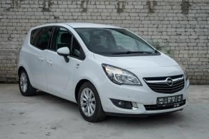 White Opel Meriva 2015 in Liepaja, with an engine capacity of 1.60 L and mileage of 219 thousand km for 4900 €, photo  on AUTOMOTO.COM.LV