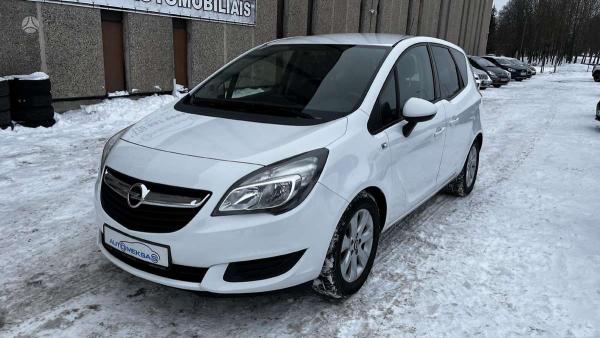 White Opel Meriva 2016 in Klaipeda, with an engine capacity of 1.40 L and mileage of 141 thousand km for 7450 €, photo 3 on AUTOMOTO.COM.LV