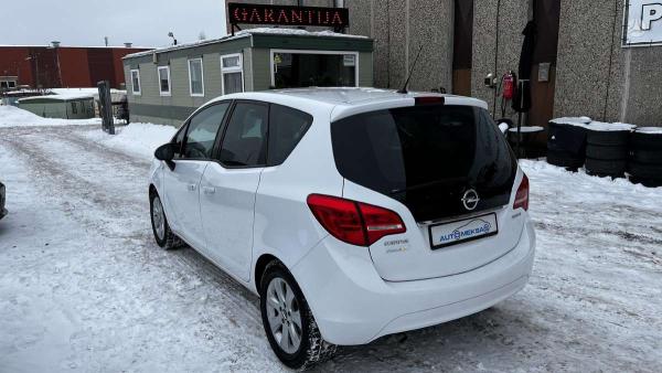 White Opel Meriva 2016 in Klaipeda, with an engine capacity of 1.40 L and mileage of 141 thousand km for 7450 €, photo 6 on AUTOMOTO.COM.LV