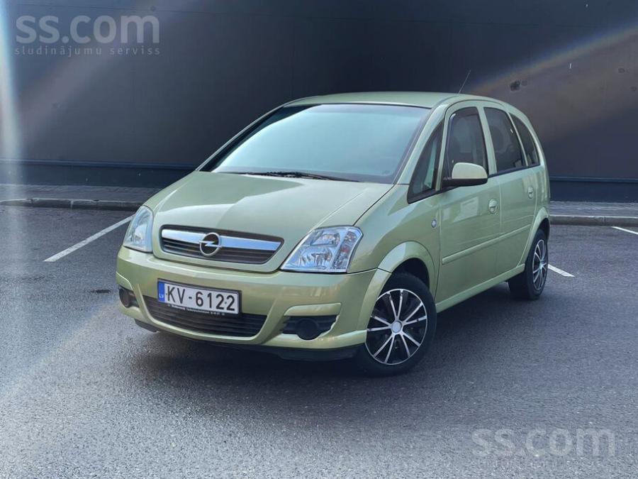 Yellow Opel Meriva 2006 in Riga, with an engine capacity of 1.30 L and mileage of 201 thousand km for 870 €, photo 3 on AUTOMOTO.COM.LV