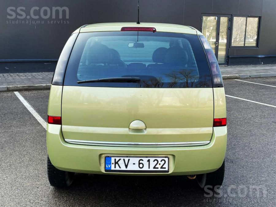 Yellow Opel Meriva 2006 in Riga, with an engine capacity of 1.30 L and mileage of 201 thousand km for 870 €, photo 4 on AUTOMOTO.COM.LV