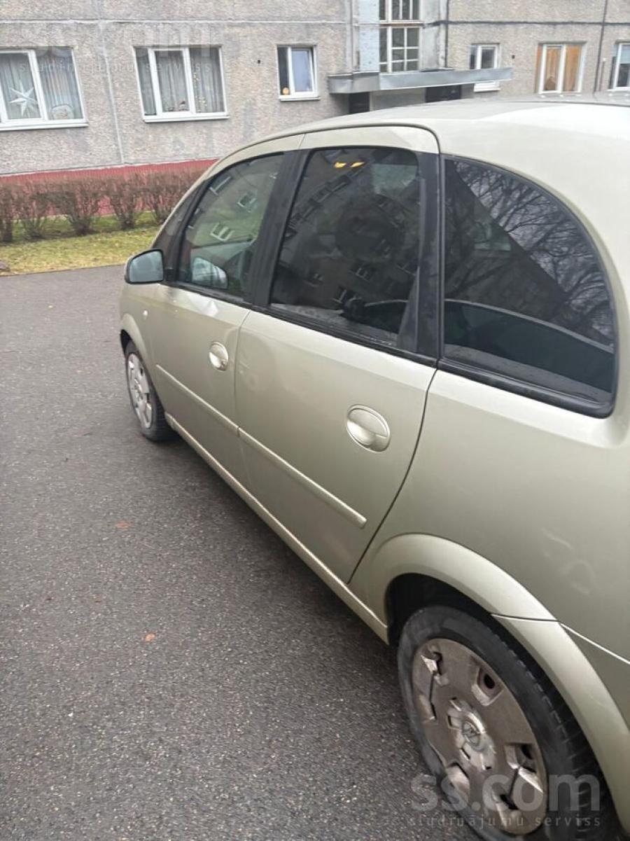 Dzeltens Opel Meriva 2007 Rīga, ar dzinēja tilpumu 1.60 L un nobraukumu 254 tūkst. km par 1000 €, foto 4 vietnē AUTOMOTO.COM.LV