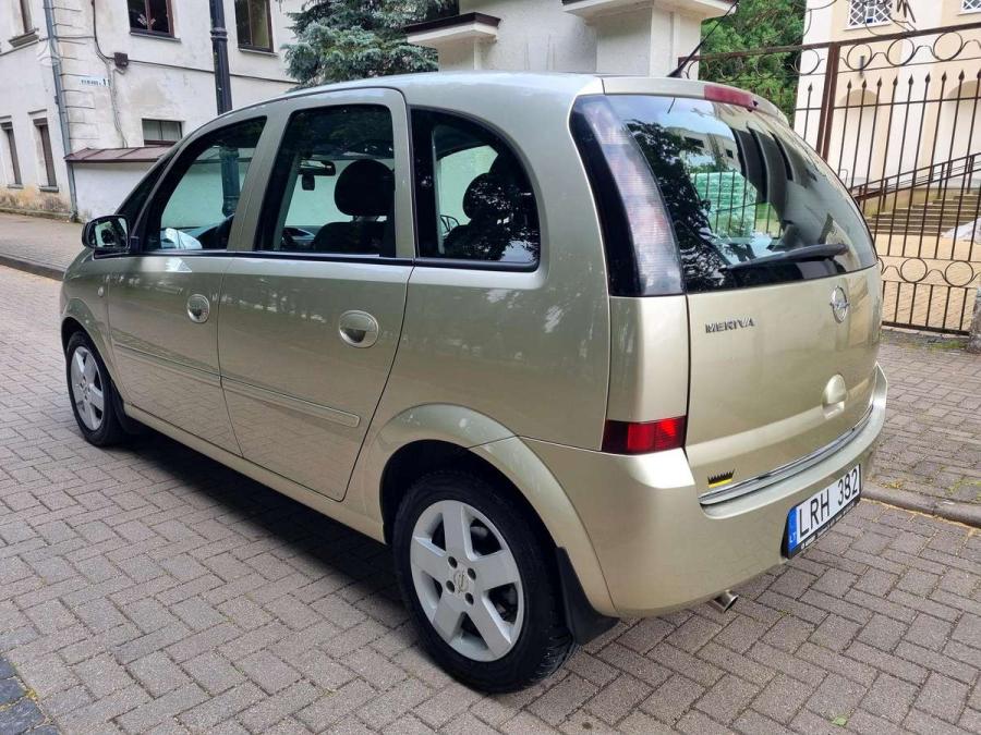 Желтый Опель Мерива 2007 в Ионава, объемом двигателя 1.36 л и пробегом 234 тыс. км за 1750 €, фото 12 на AUTOMOTO.COM.LV