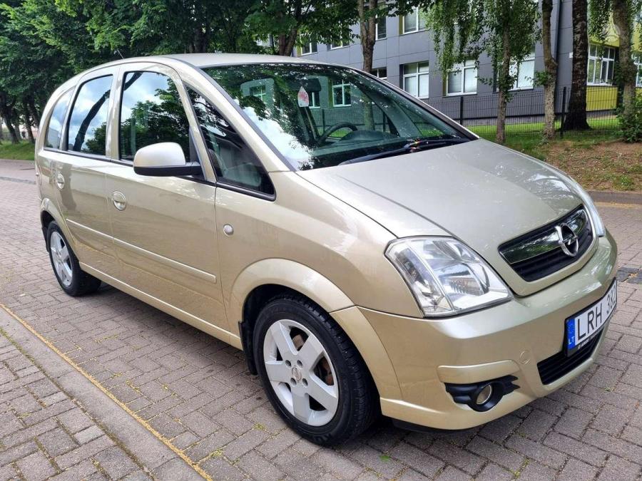 Желтый Опель Мерива 2007 в Ионава, объемом двигателя 1.36 л и пробегом 234 тыс. км за 1750 €, фото 15 на AUTOMOTO.COM.LV