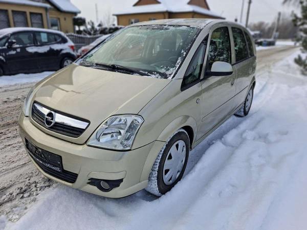 Yellow Opel Meriva 2008 in Marijampole, with an engine capacity of 1.40 L and mileage of 210 thousand km for 1350 €, photo 2 on AUTOMOTO.COM.LV