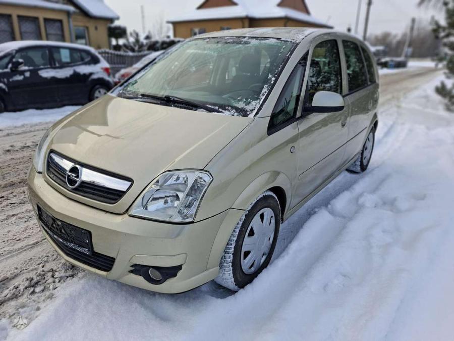 Dzeltens Opel Meriva 2008 Marijampole, ar dzinēja tilpumu 1.40 L un nobraukumu 210 tūkst. km par 1350 €, foto 2 vietnē AUTOMOTO.COM.LV