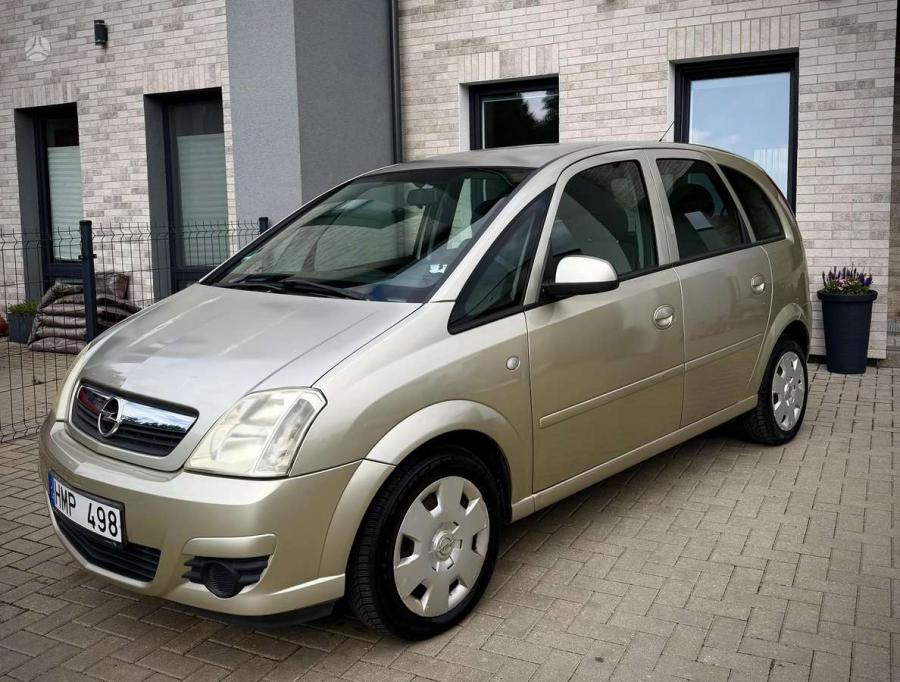 Dzeltens Opel Meriva 2009 Viļņa, ar dzinēja tilpumu 1.60 L un nobraukumu 120 tūkst. km par 1490 €, foto 9 vietnē AUTOMOTO.COM.LV
