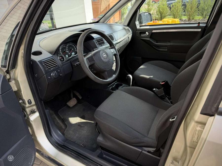 Dzeltens Opel Meriva 2009 Viļņa, ar dzinēja tilpumu 1.60 L un nobraukumu 120 tūkst. km par 1490 €, foto 12 vietnē AUTOMOTO.COM.LV