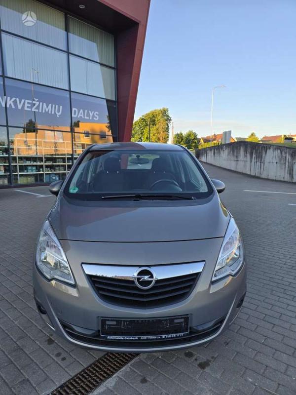 Dzeltens Opel Meriva 2013 Utena, ar dzinēja tilpumu 1.69 L un nobraukumu 169 tūkst. km par 3750 €, foto 8 vietnē AUTOMOTO.COM.LV