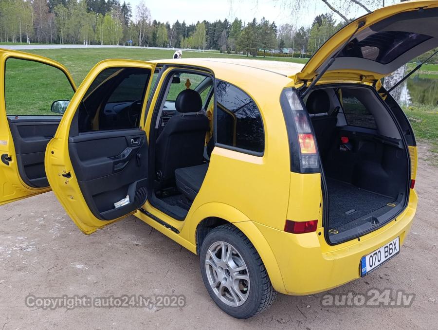 Dzeltens Opel Meriva 2009 Kehra, ar dzinēja tilpumu 1.60 L un nobraukumu 0 tūkst. km par 1800 €, foto 5 vietnē AUTOMOTO.COM.LV