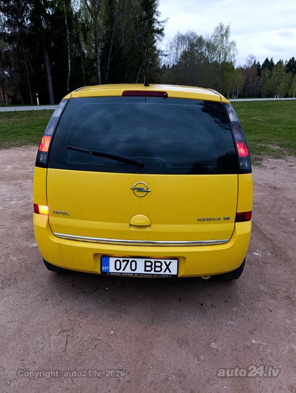 Dzeltens Opel Meriva 2009 Kehra, ar dzinēja tilpumu 1.60 L un nobraukumu 0 tūkst. km par 1800 €, foto 9 vietnē AUTOMOTO.COM.LV