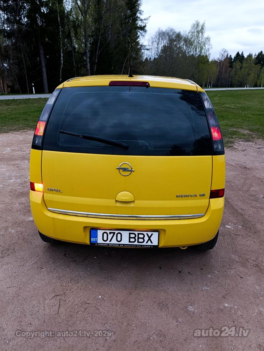 Dzeltens Opel Meriva 2009 Kehra, ar dzinēja tilpumu 1.60 L un nobraukumu 0 tūkst. km par 1800 €, foto 10 vietnē AUTOMOTO.COM.LV