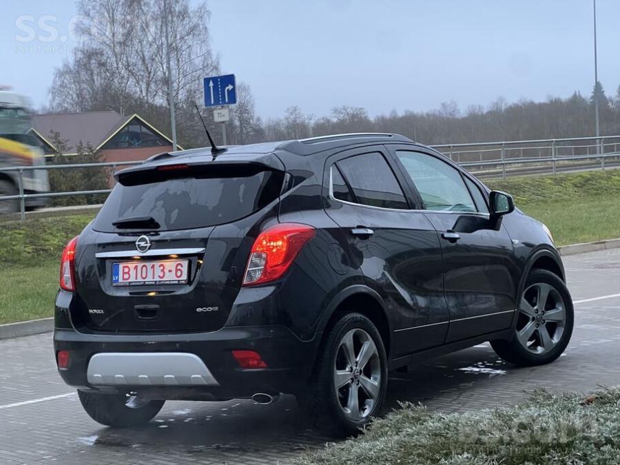Black Opel Mokka 2013 in Rezekne, with an engine capacity of 1.70 L and mileage of 274 thousand km for 7950 €, photo 6 on AUTOMOTO.COM.LV