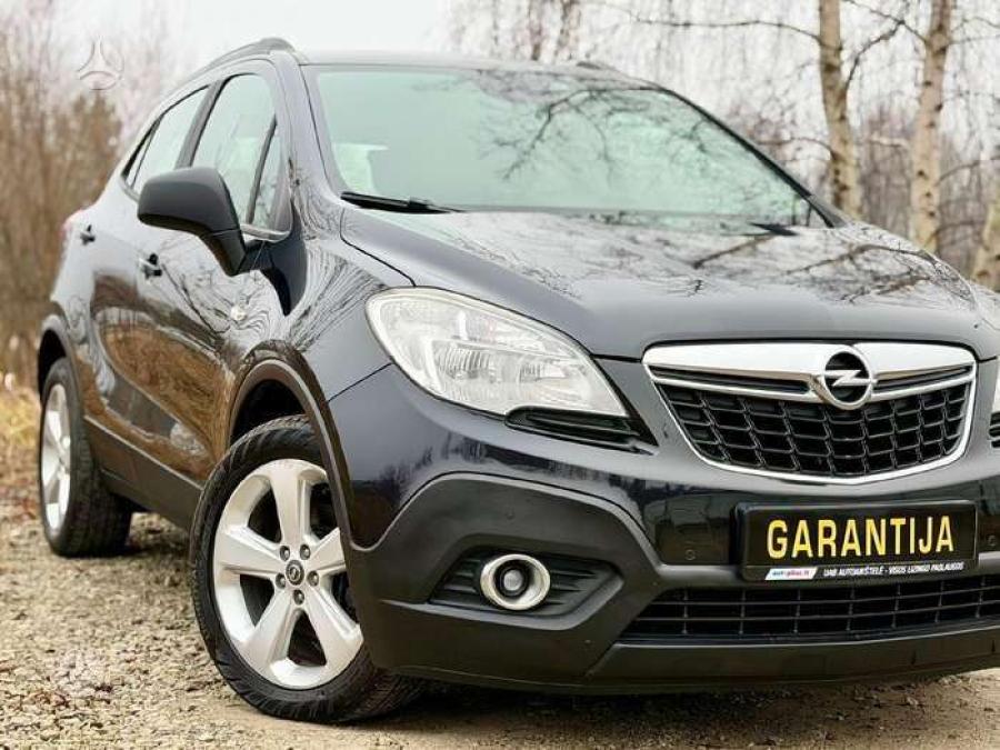 Black Opel Mokka 2013 in Siauliai, with an engine capacity of 1.36 L and mileage of 158 thousand km for 4999 €, photo 14 on AUTOMOTO.COM.LV
