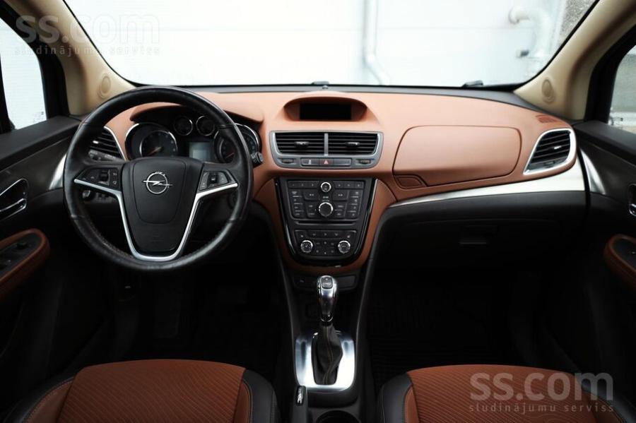 Black Opel Mokka 2013 in Riga, with an engine capacity of 1.40 L and mileage of 0 thousand km for 7995 €, photo 6 on AUTOMOTO.COM.LV