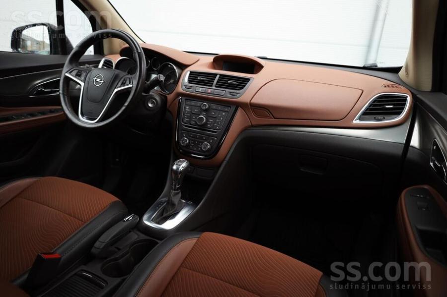 Black Opel Mokka 2013 in Riga, with an engine capacity of 1.40 L and mileage of 0 thousand km for 7995 €, photo 10 on AUTOMOTO.COM.LV
