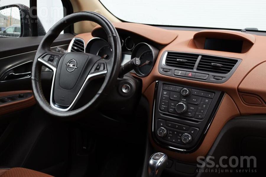 Black Opel Mokka 2013 in Riga, with an engine capacity of 1.40 L and mileage of 0 thousand km for 7995 €, photo 11 on AUTOMOTO.COM.LV