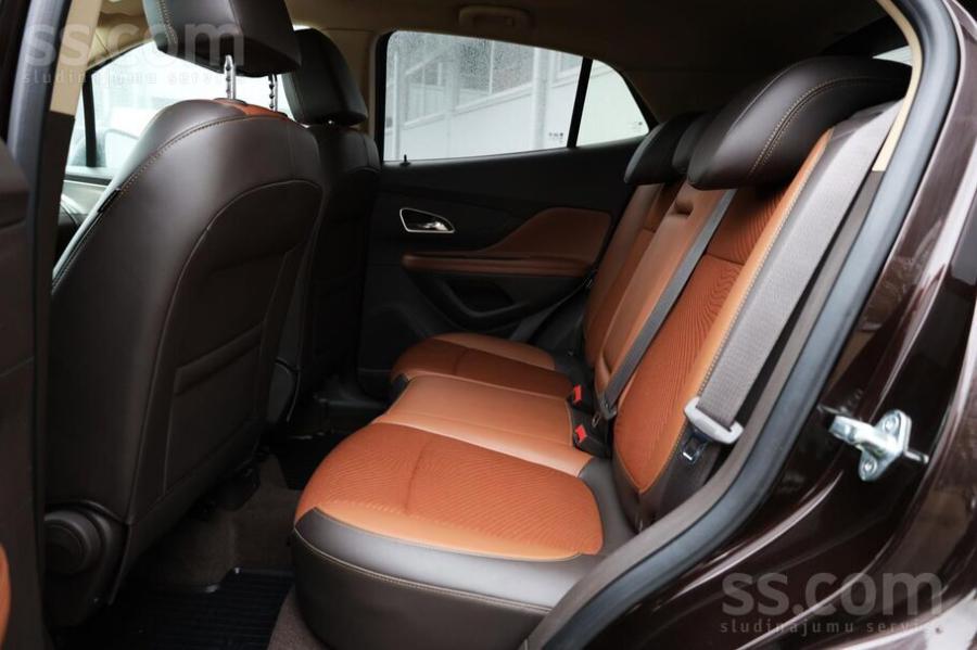 Black Opel Mokka 2013 in Riga, with an engine capacity of 1.40 L and mileage of 0 thousand km for 7995 €, photo 14 on AUTOMOTO.COM.LV