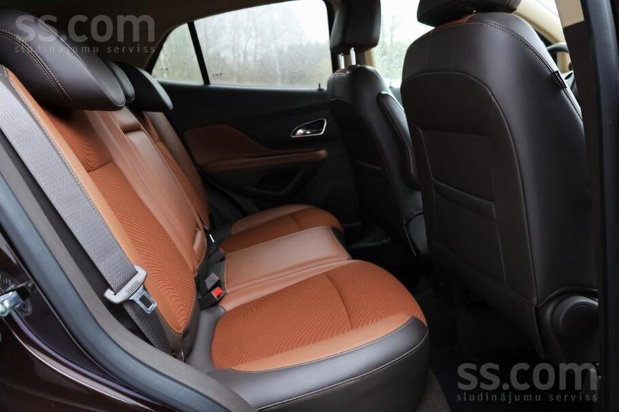 Black Opel Mokka 2013 in Riga, with an engine capacity of 1.40 L and mileage of 0 thousand km for 7995 €, photo 15 on AUTOMOTO.COM.LV