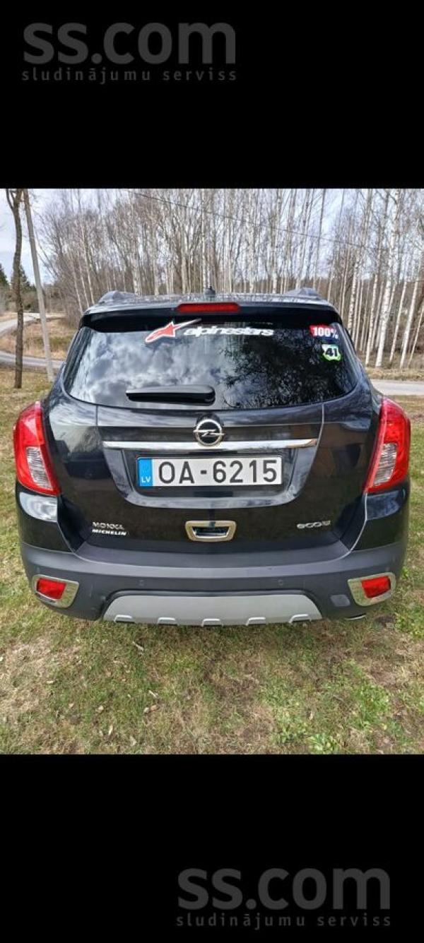 Black Opel Mokka 2013 in Saldus, with an engine capacity of 1.70 L and mileage of 213 thousand km for 5500 €, photo 4 on AUTOMOTO.COM.LV