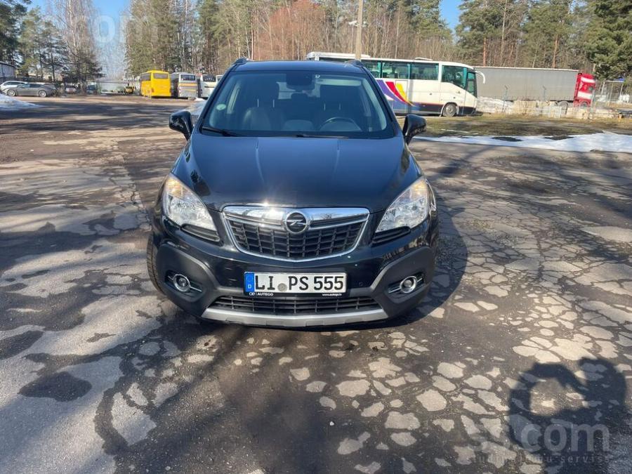 Black Opel Mokka 2013 in Riga, with an engine capacity of 1.70 L and mileage of 0 thousand km for 6999 €, photo 4 on AUTOMOTO.COM.LV