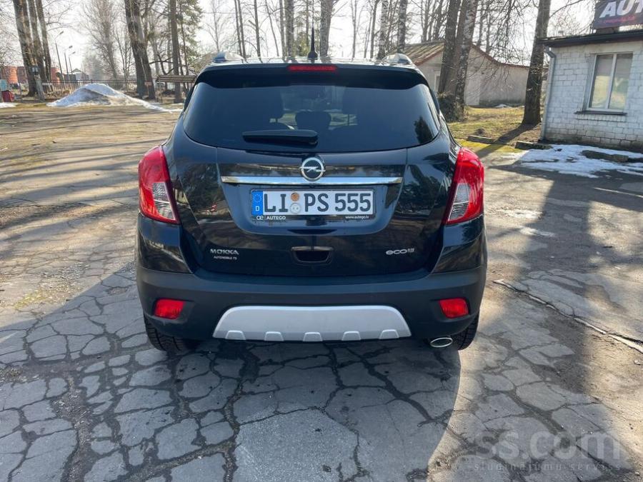 Black Opel Mokka 2013 in Riga, with an engine capacity of 1.70 L and mileage of 0 thousand km for 6999 €, photo 7 on AUTOMOTO.COM.LV
