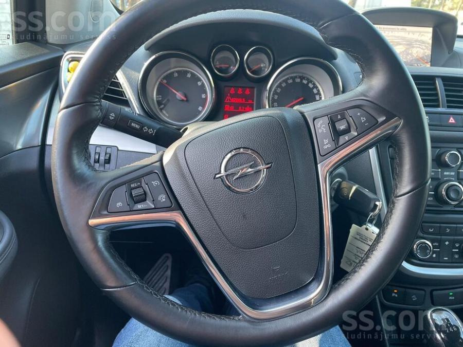 Black Opel Mokka 2013 in Riga, with an engine capacity of 1.70 L and mileage of 0 thousand km for 6999 €, photo 13 on AUTOMOTO.COM.LV