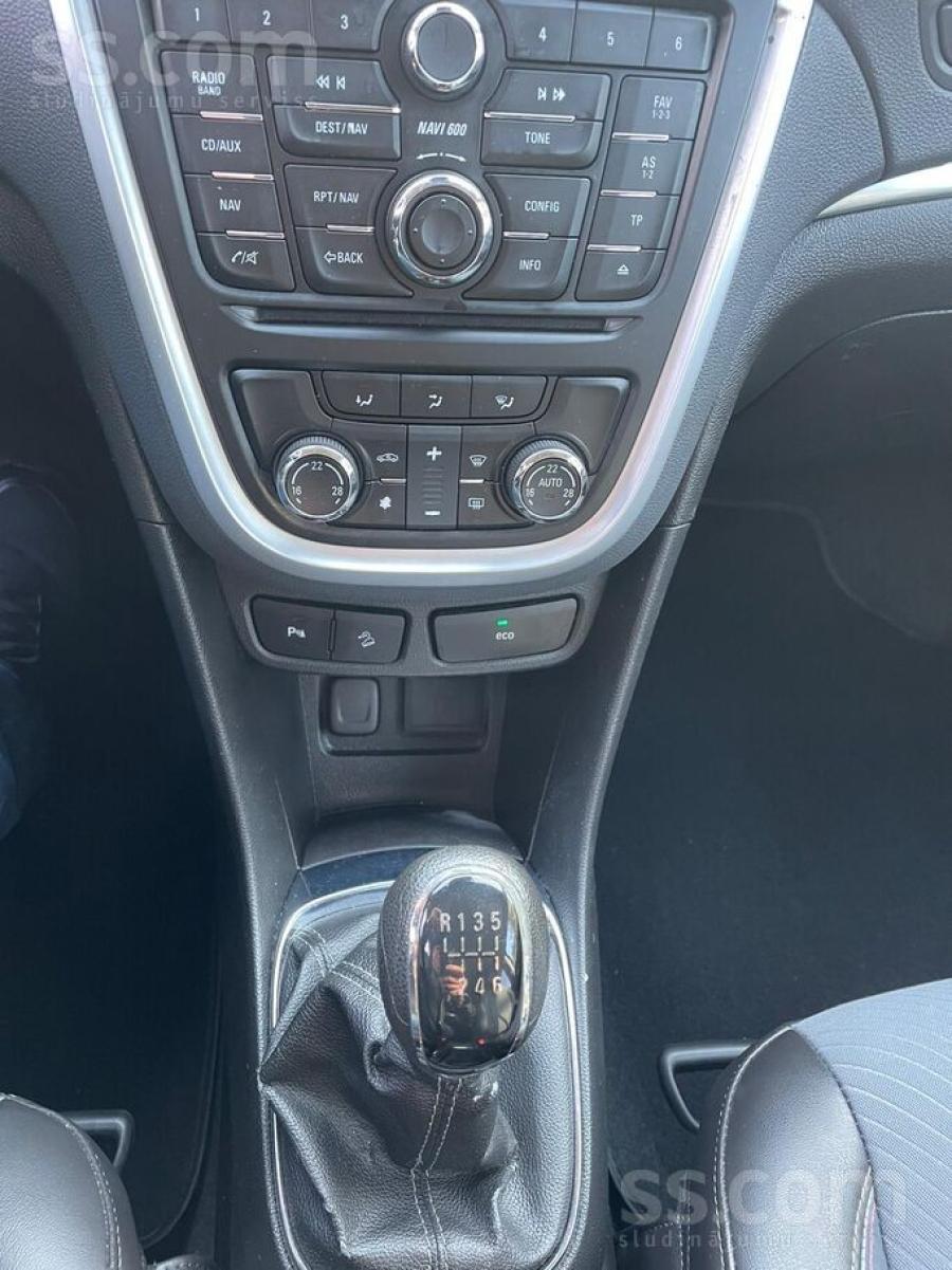 Black Opel Mokka 2013 in Riga, with an engine capacity of 1.70 L and mileage of 0 thousand km for 6999 €, photo 20 on AUTOMOTO.COM.LV