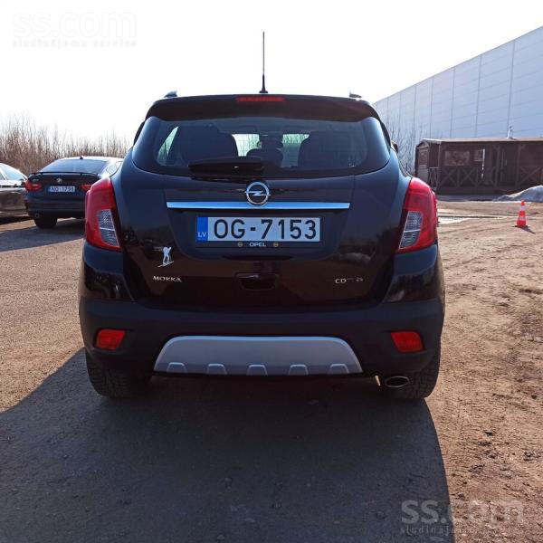 Black Opel Mokka 2013 in Daugavpils, with an engine capacity of 1.70 L and mileage of 0 thousand km for 6500 €, photo 6 on AUTOMOTO.COM.LV