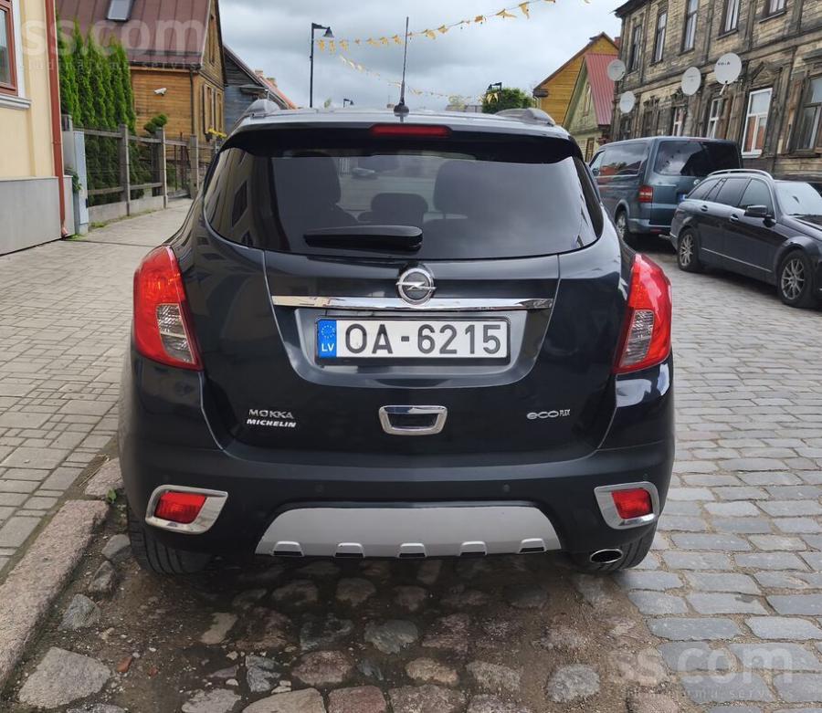 Black Opel Mokka 2013 in Jelgava, with an engine capacity of 1.70 L and mileage of 0 thousand km for 5790 €, photo 6 on AUTOMOTO.COM.LV