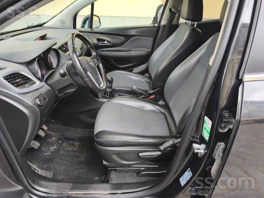 Black Opel Mokka 2013 in Jelgava, with an engine capacity of 1.70 L and mileage of 0 thousand km for 5790 €, photo 10 on AUTOMOTO.COM.LV