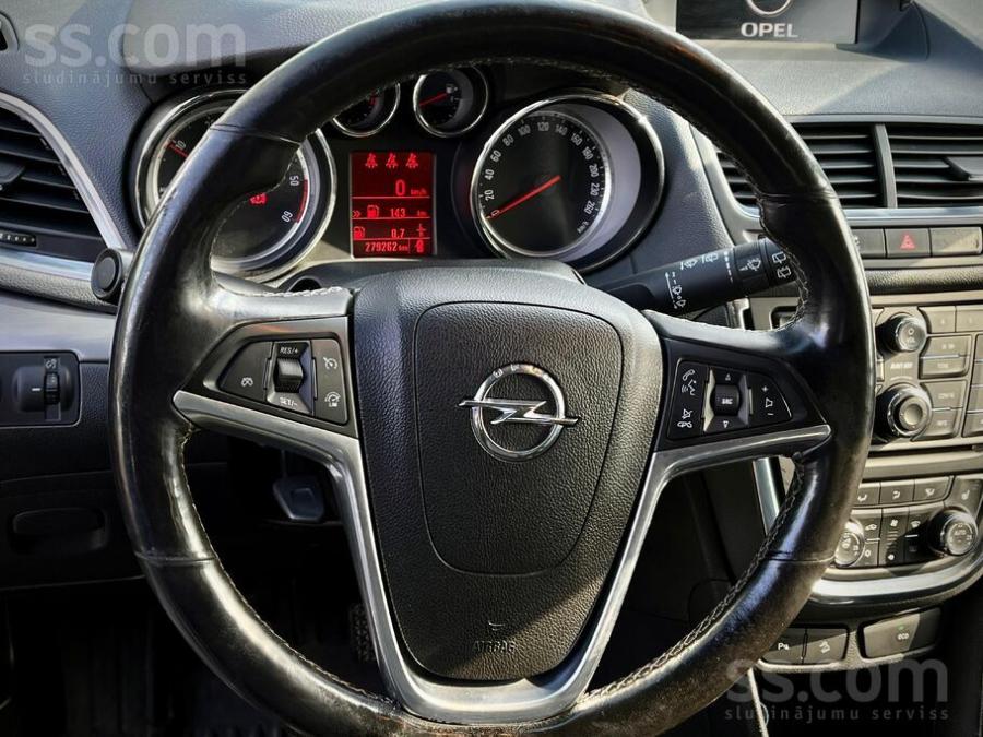 Black Opel Mokka 2013 in Riga, with an engine capacity of 1.70 L and mileage of 279 thousand km for 6500 €, photo 14 on AUTOMOTO.COM.LV