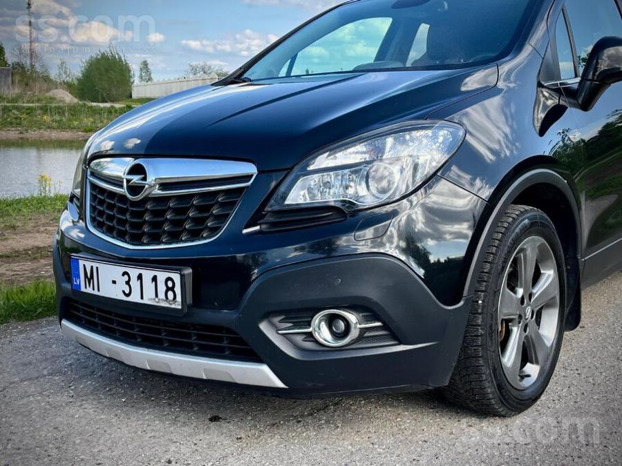 Black Opel Mokka 2013 in Riga, with an engine capacity of 1.70 L and mileage of 279 thousand km for 6500 €, photo 16 on AUTOMOTO.COM.LV