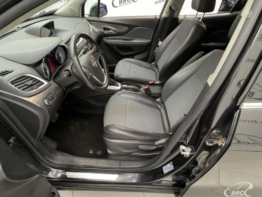 Black Opel Mokka 2013 in Vilnius, with an engine capacity of 1.69 L and mileage of 118 thousand km for 5900 €, photo 22 on AUTOMOTO.COM.LV