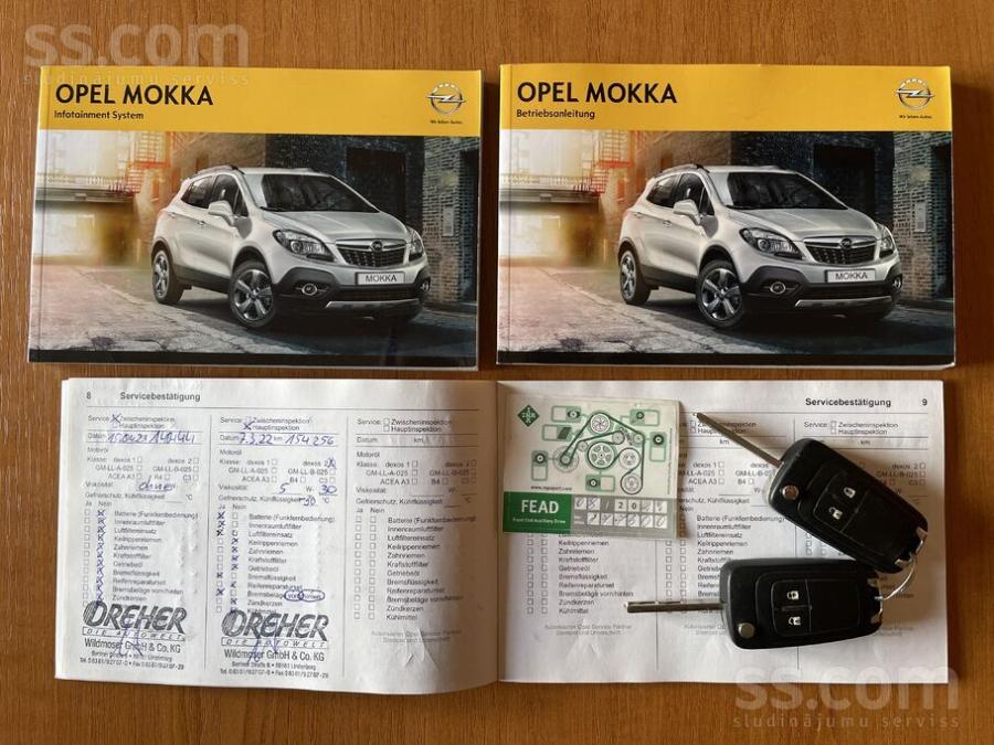 Черный Опель Mokka 2013 в Талси, объемом двигателя 1.70 л и пробегом 236 тыс. км за 6800 €, фото 31 на AUTOMOTO.COM.LV