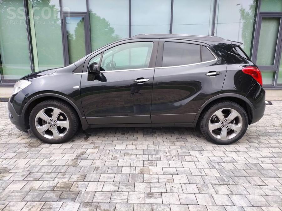 Black Opel Mokka 2013 in Riga, with an engine capacity of 1.70 L and mileage of 241 thousand km for 7290 €, photo 6 on AUTOMOTO.COM.LV